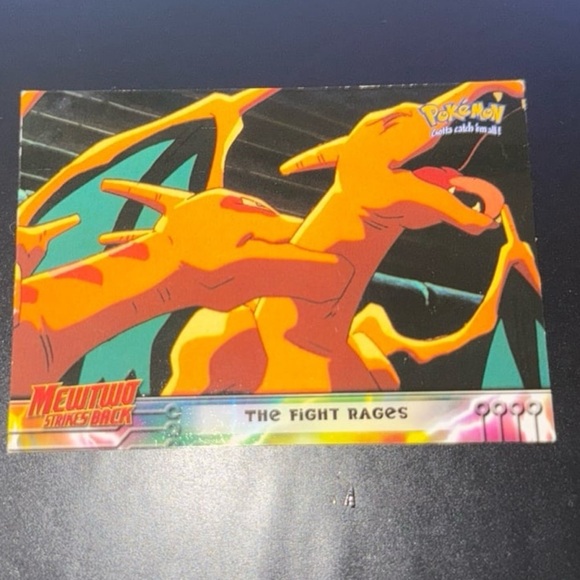 Pokemon | Games | The Fight Rages Mewtwo Strikes Back Charizard Art ...